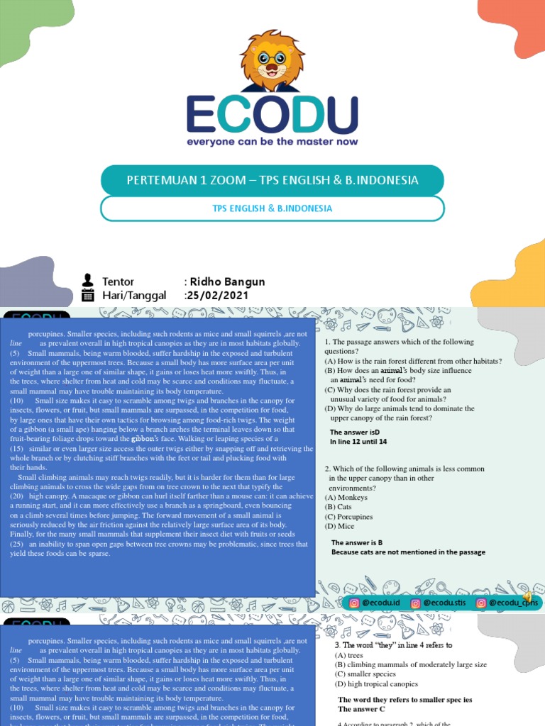 TPS 10 | Download Free PDF | Mammals | Trees