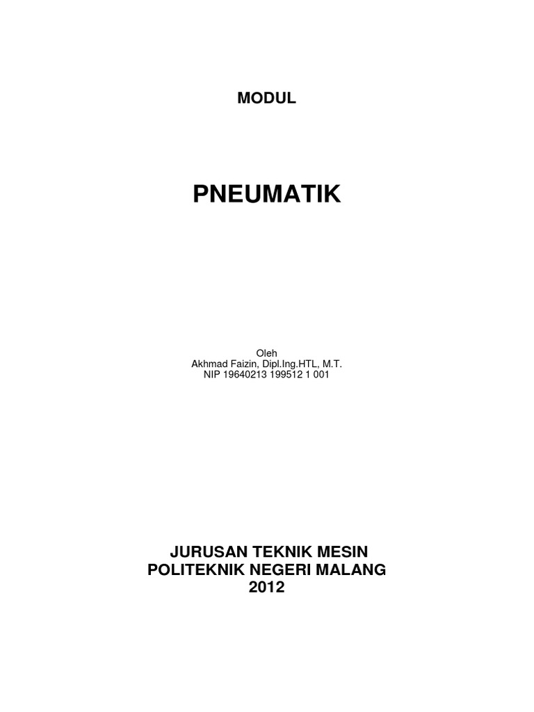 Modul Pneumatik Kediri | PDF