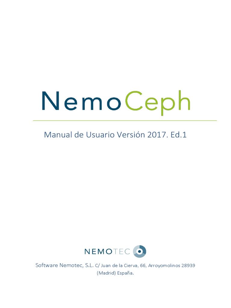Manual Nemo Ceph 2017 | PDF | Contraseña | Ventana (informática)