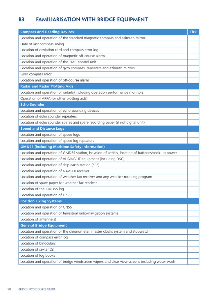 b3 Familiarisation With Bridge Equipment | PDF | Navigation ...