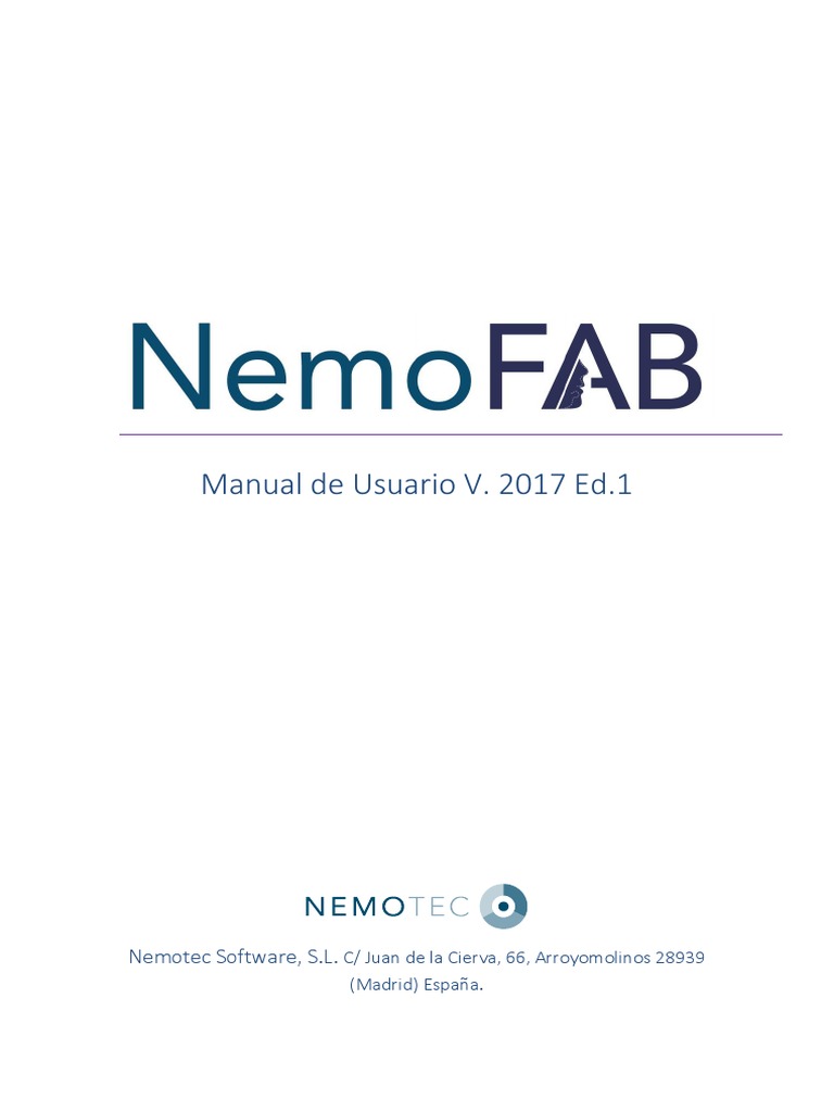 Guía de Uso de NemoFAB y NemoStudio | PDF | Software | Odontología
