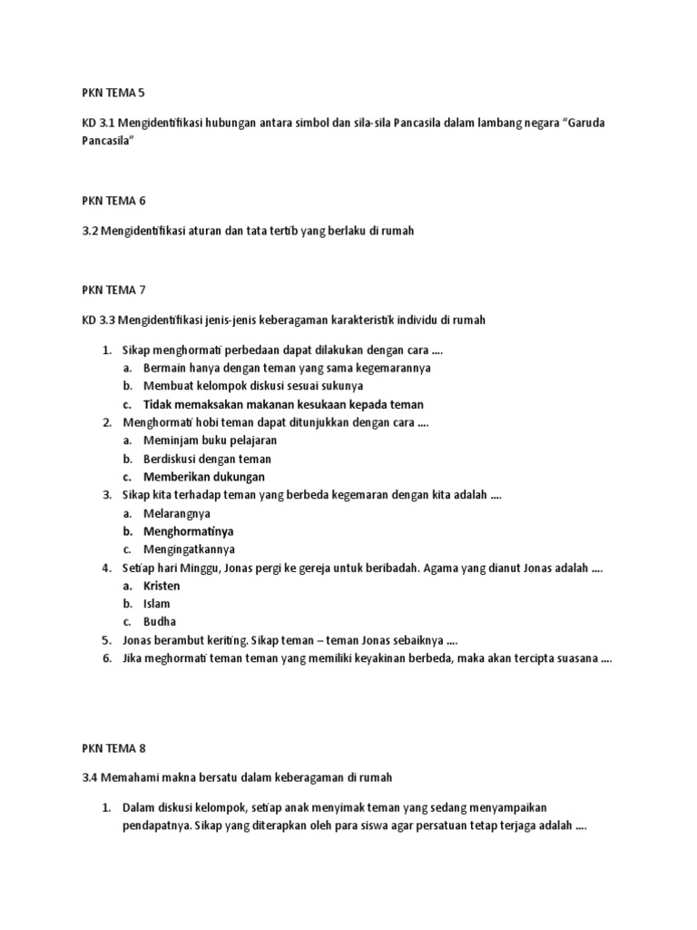 Soal PKN Mas Arif | PDF