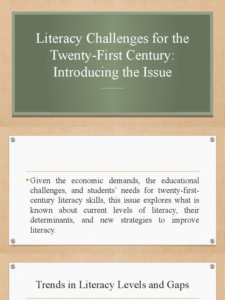 Literacy Challenges For The Twenty-First Century | PDF
