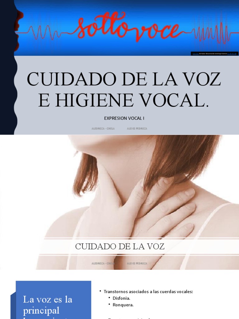 Cuidado de La Voz e Higiene Vocal | PDF