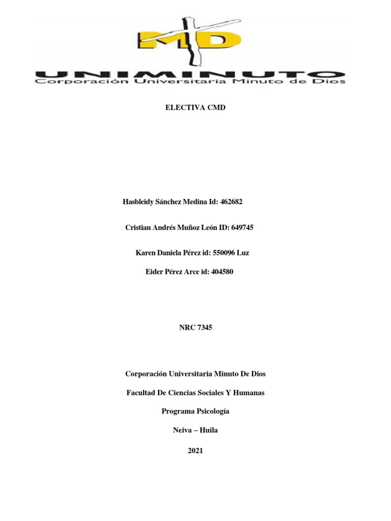 Actividad 2 Electiva CMD | PDF | Guerra de guerrillas | Abusos de derechos humanos