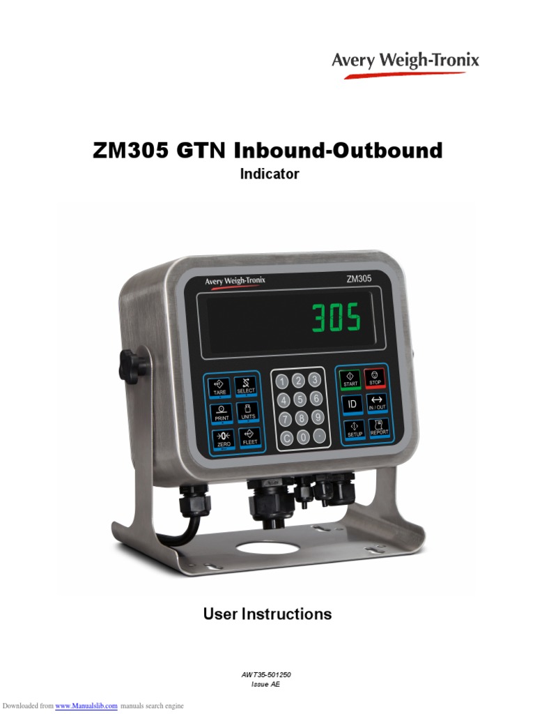 ZM305 GTN Inbound-Outbound: Indicator | PDF | Electromagnetic ...