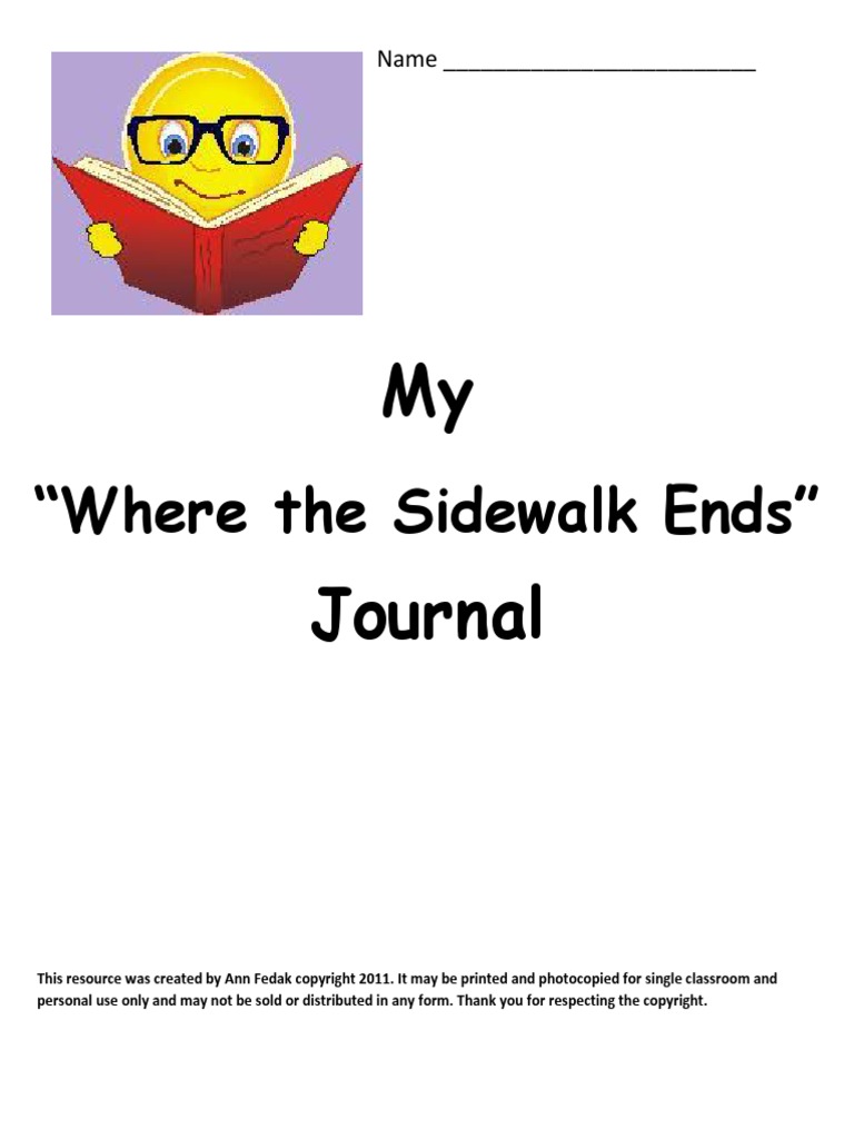My Journal: "Where The Sidewalk Ends" | PDF