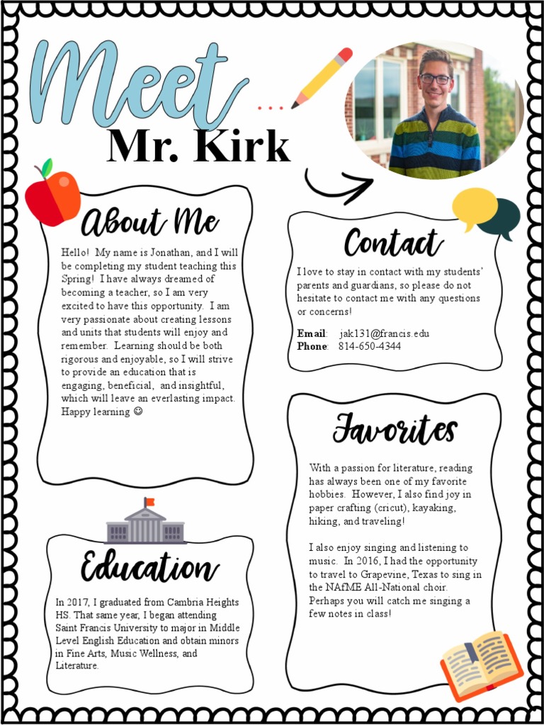 Meet The Teacher | PDF