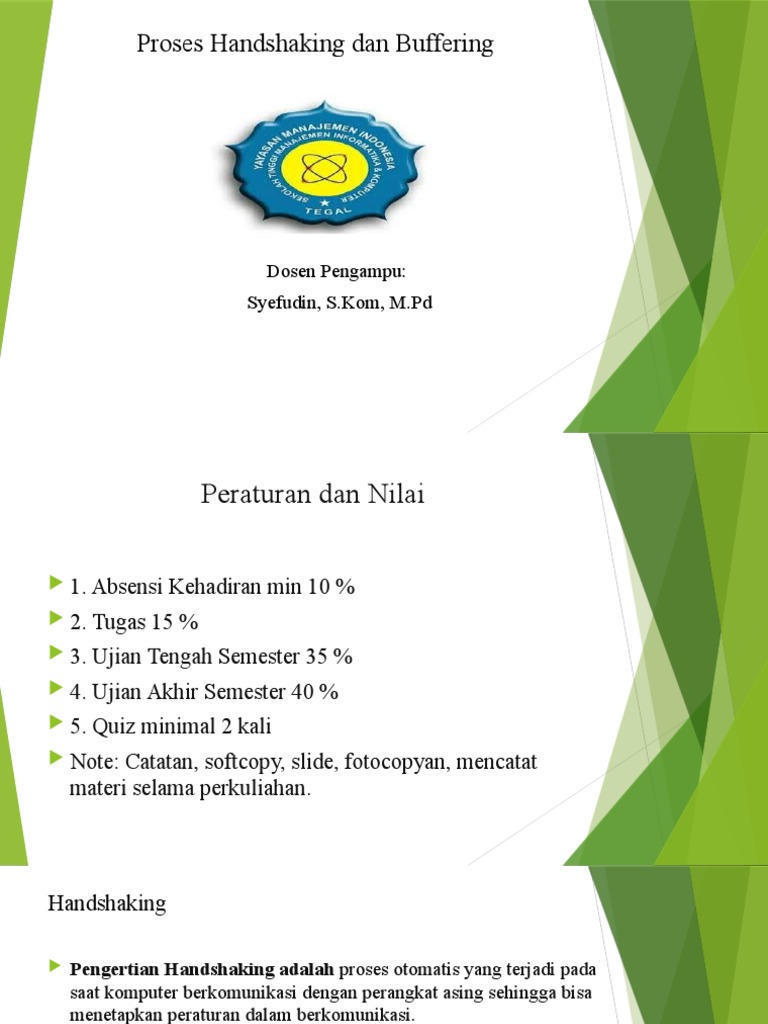 Proses Handshaking & Buffering | PDF