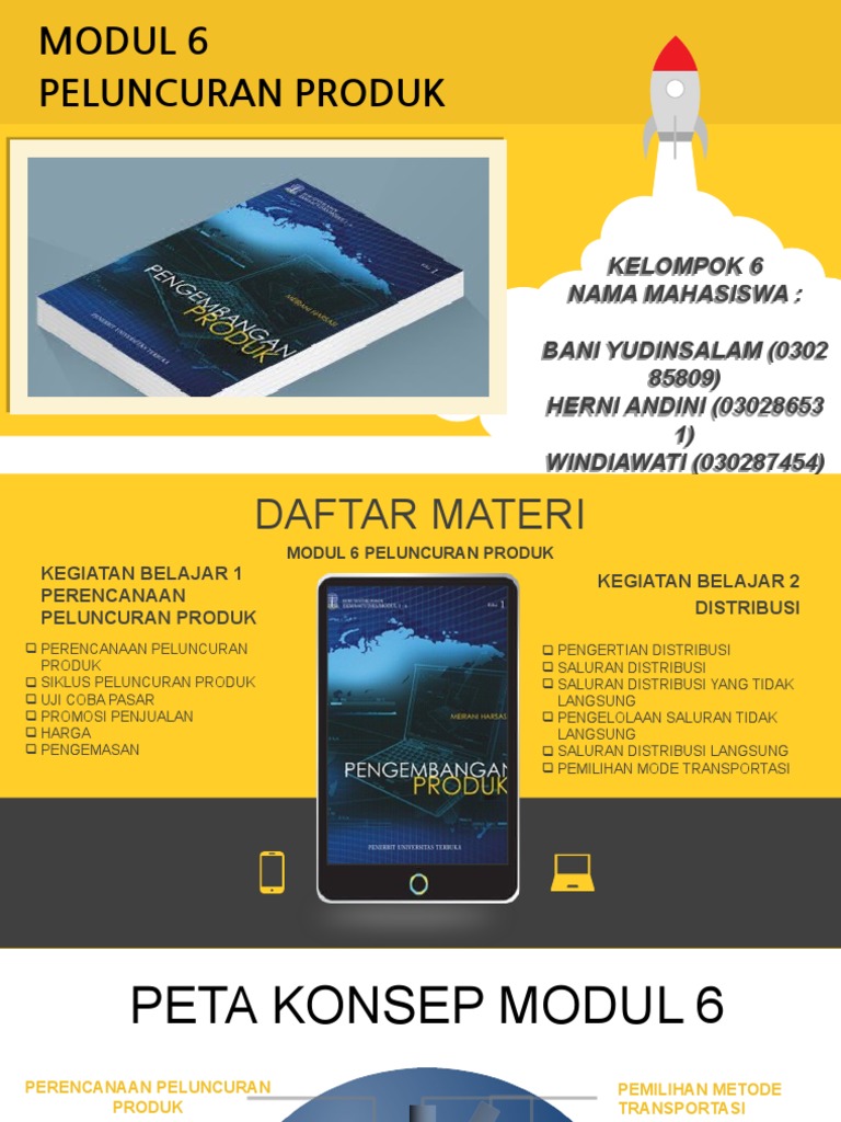 Kel. 3 Mo.6 Ekma4473 Pengembangan Produk | PDF | Bisnis