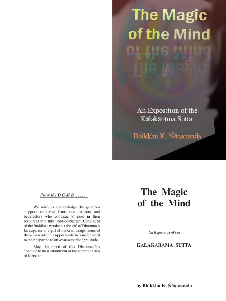 The Magic of The Mind | PDF | Buddhist Texts | Perception