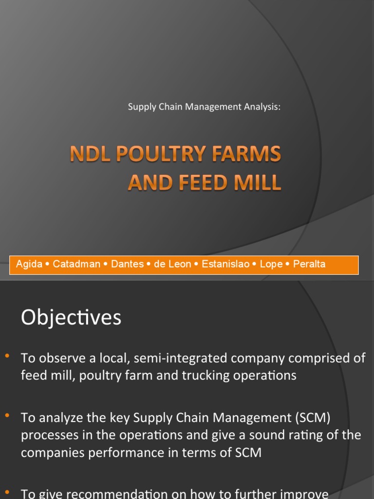Case Study - Operations Management - Broiler Farm Supply Chain ... Case Study - Operations Management - Broiler Farm Supply Chain ...