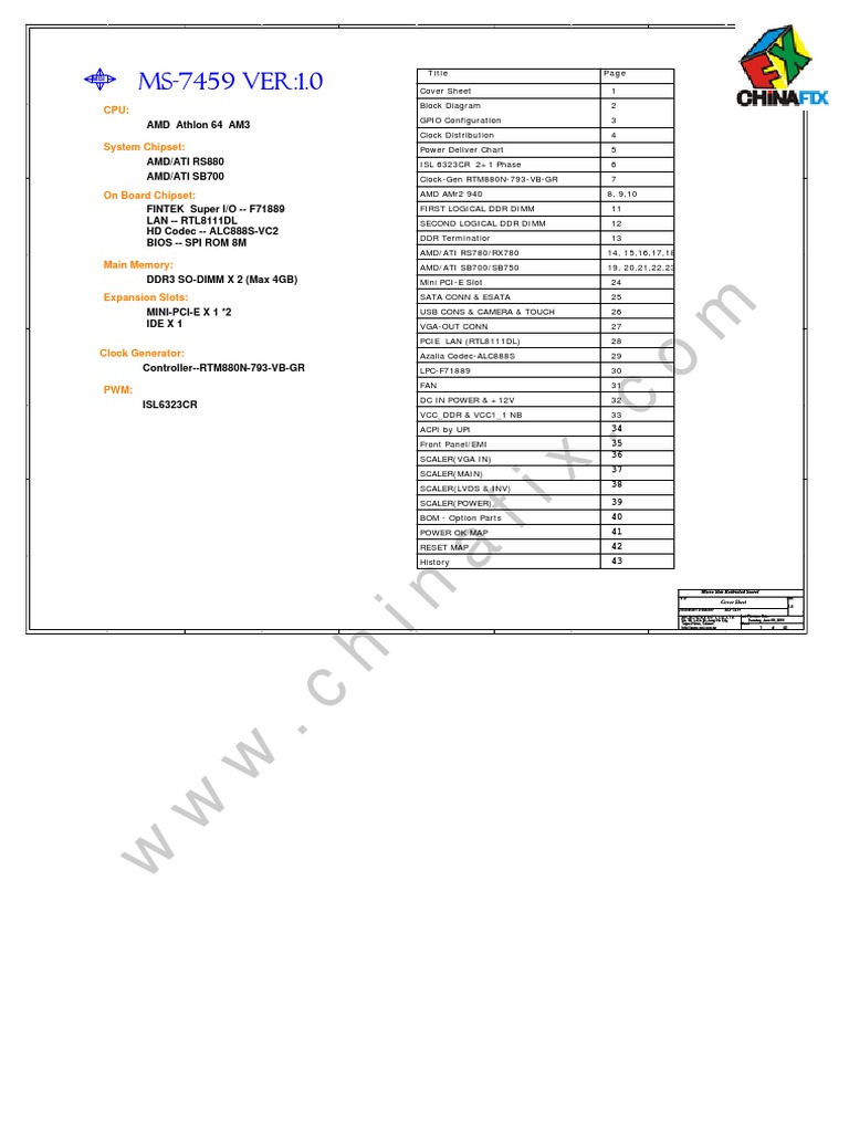 MS 7459 3.1 (Diagramas - Com.br) | PDF | Advanced Micro Devices ...