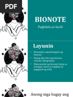 MGA HALIMBAWA NG Bionote | PDF