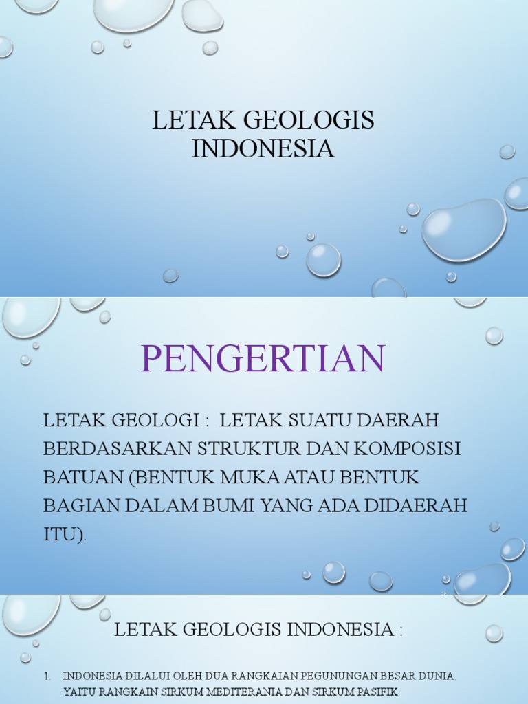 Letak Geologis Indonesia | PDF