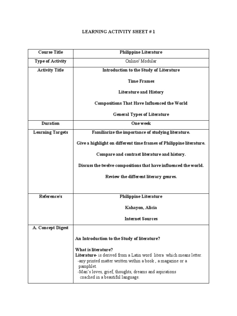 Phil Lit 1 | PDF | Poetry | Lyric Poetry