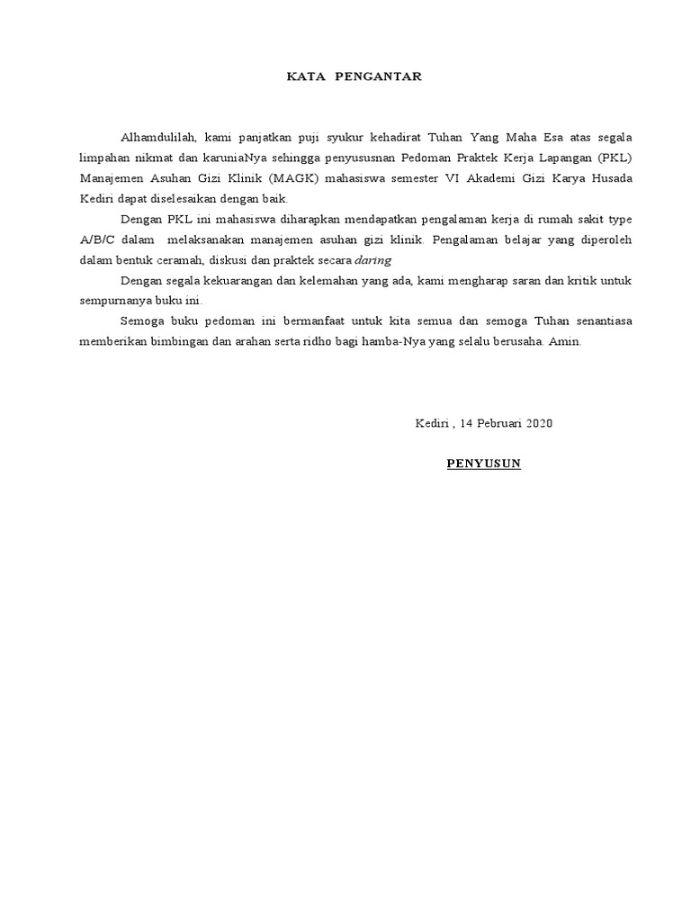 PKL Magk 2021 | PDF | Kesehatan Holistik | Sains & Matematika