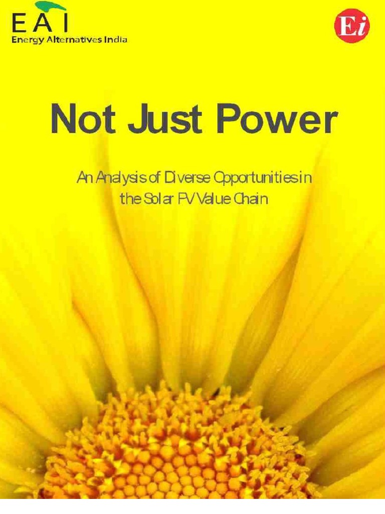 Solar PV Value Chain | PDF | Solar Power | Thin Film Solar Cell