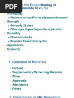 Concrete Mix Design | PDF | Standard Deviation | Concrete