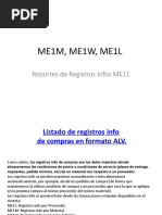 Cambio A Formato ALV de Reportes ME1M ME1W ME1L SAP | PDF