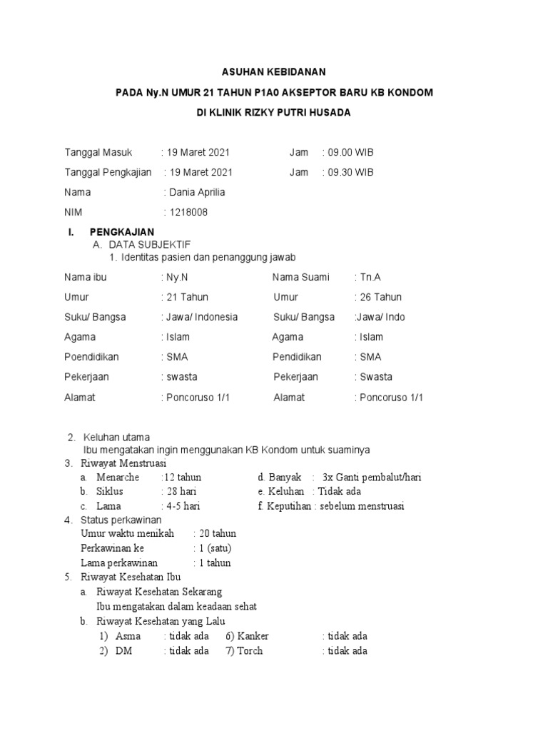 Askeb KB Kondom | PDF