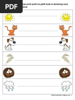 Letrang CC Kindergarten Worksheets | PDF