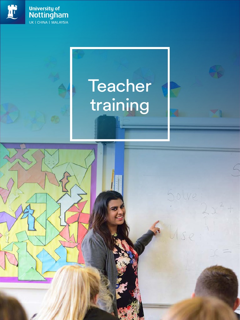 Teacher Training Brochure | PDF | Teachers | Teacher Education