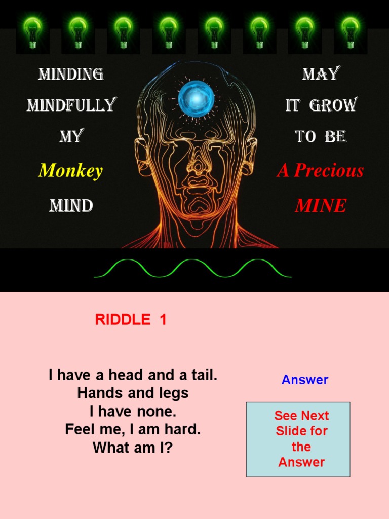 Minding Mindfully My Monkey Mind | PDF | Puzzles | Leisure