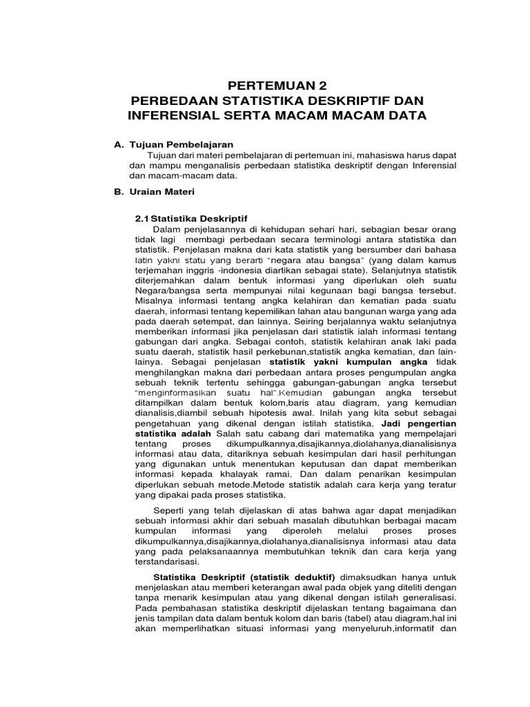 Pertemuan 2 | PDF