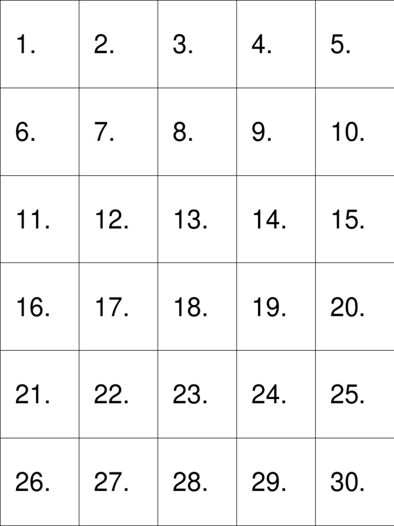 Números 000 A 100 A 1000 A 1500 A 1800 para Imprimir | PDF