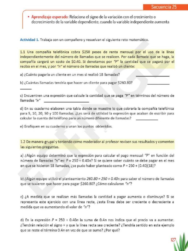 Secuencia 25 26 y 27 | PDF