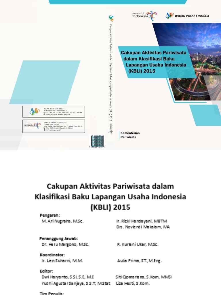 KBLI Usaha Pariwisata | PDF | Bisnis