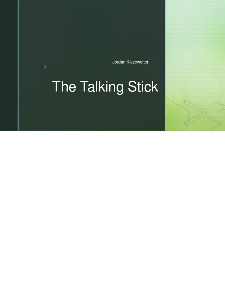 Talking Stick Strategy | PDF