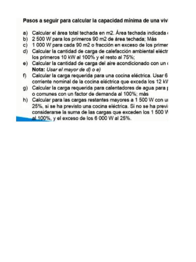 Calculo de Maxima Demanda para Una Vivienda | PDF | Energia electrica ...