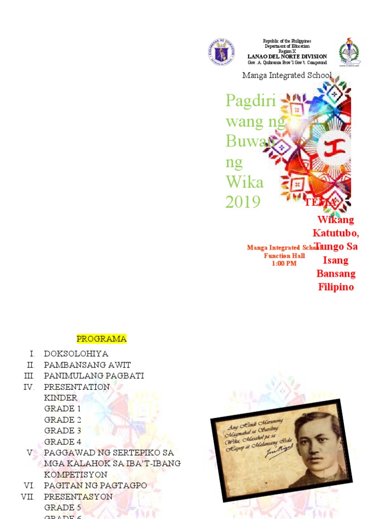 Buwan NG Wika Programa | PDF