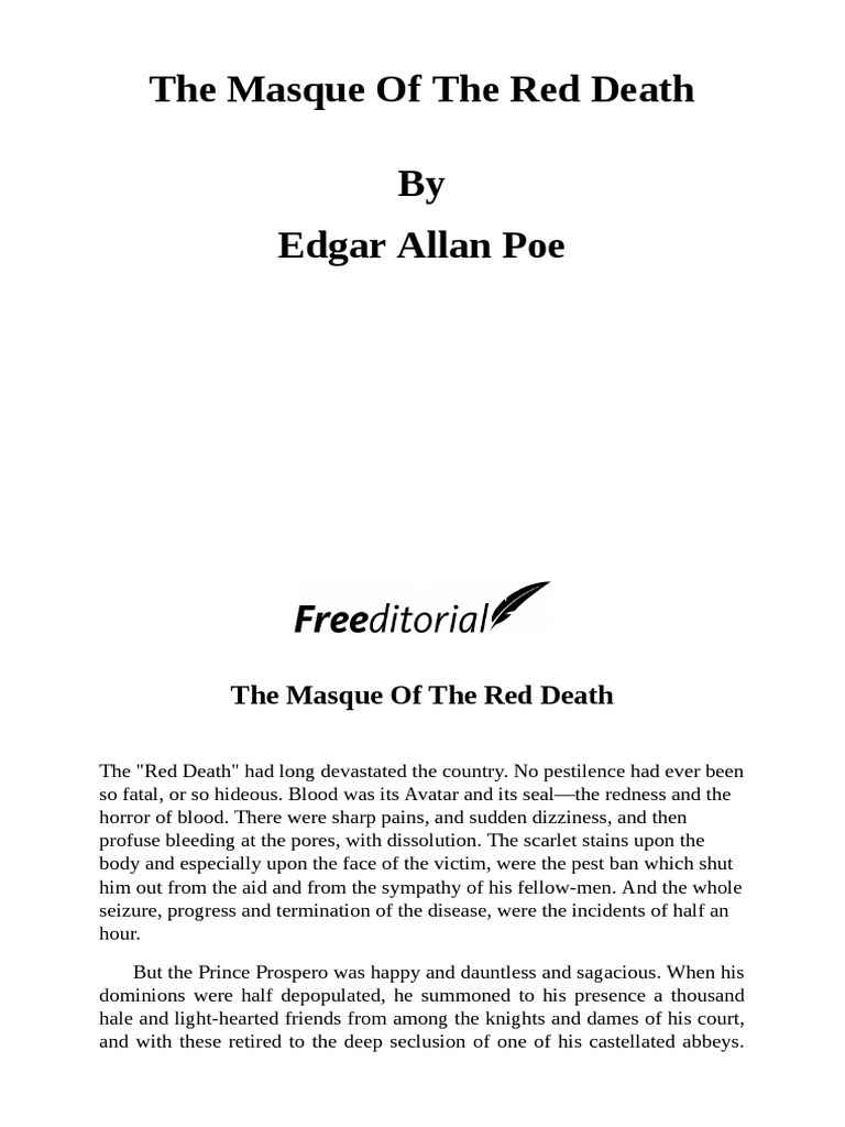 The Masque of The Red Death | PDF