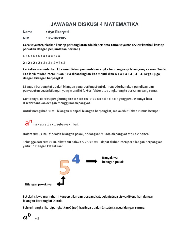 Diskusi 4 Matematika | PDF | Metode & Bahan Ajar | Komputer