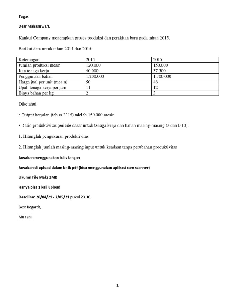 Tugas Pertemuan 6 Akmen | PDF