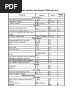 Indian Food Calorie Guide PDF | PDF | Indian Cuisine | Foods
