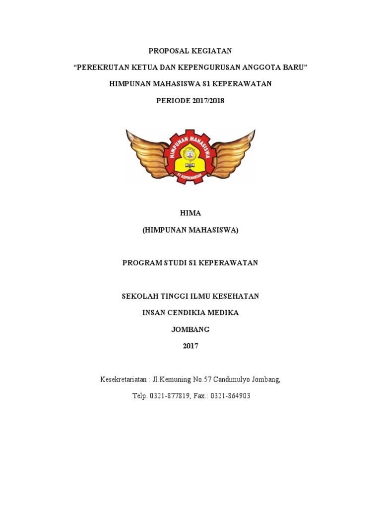 Proposal Kegiatan Hima | PDF