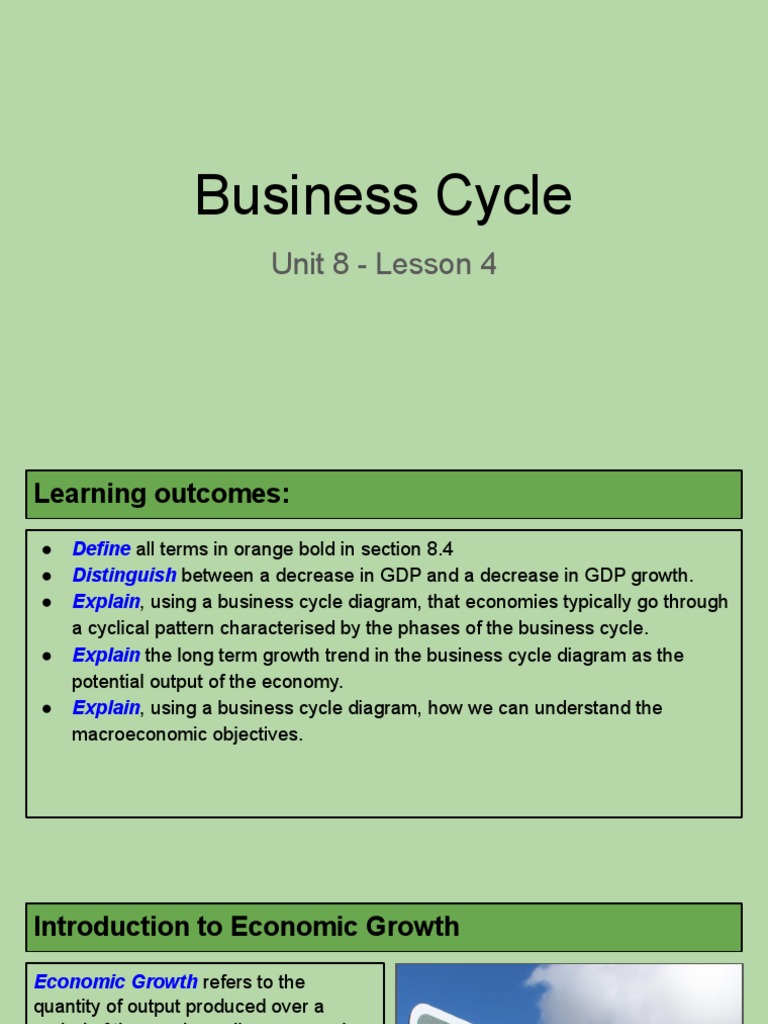 Understanding the Business Cycle | PDF | Recession | Business Cycle