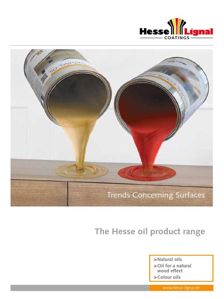 Hesse Oil Product Range | PDF | Wood | Color