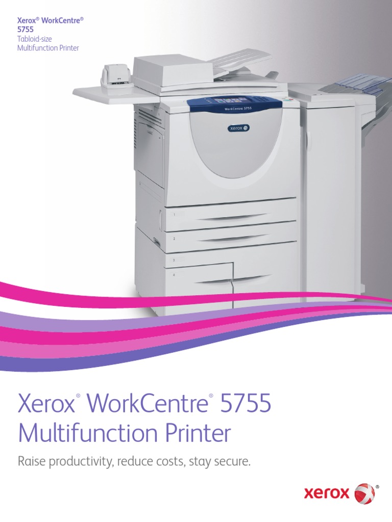 Xerox Workcentre 5755 Multifunction Printer: Raise Productivity, Reduce ...