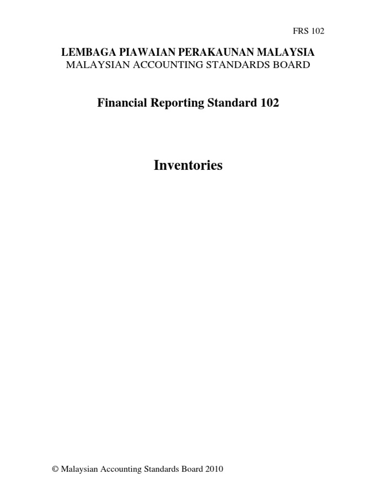 FRS 102 Inventories | PDF | Inventory | International Financial ...