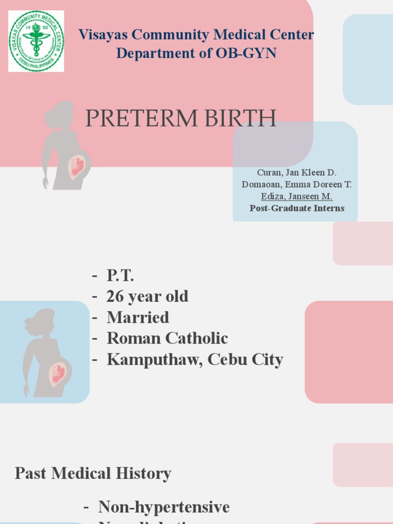 PreTerm PPT Partial | PDF | Preterm Birth | Childbirth