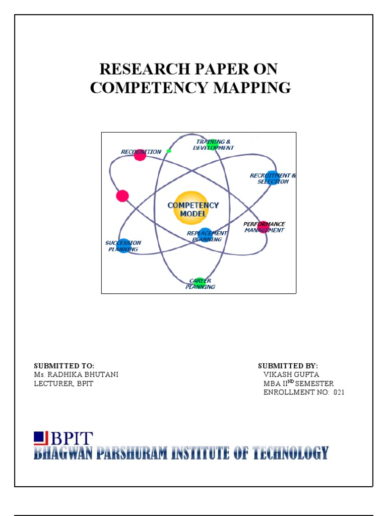 Competency Mapping | PDF | Competence (Human Resources) | Performance ...