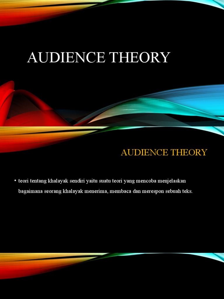 Audience Theory | PDF | Ilmu Sosial