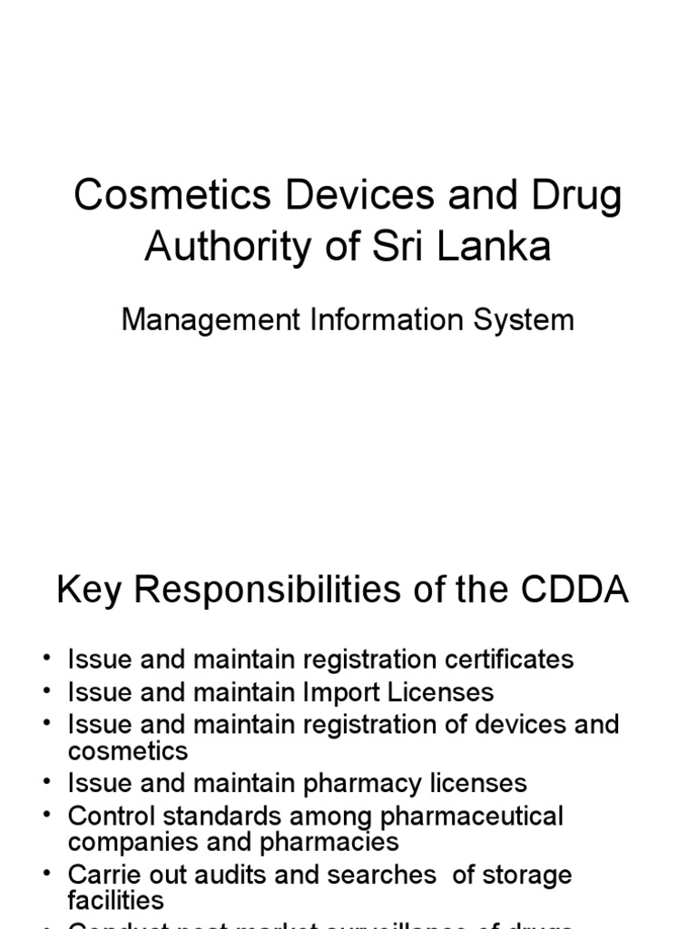 Sri Lanka CDDA System Overview | PDF | Backup | Access Control