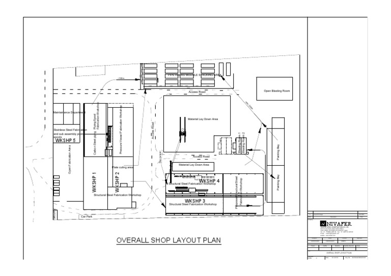 Nivafer Layout PDF | PDF | Metal Fabrication | Structural Steel