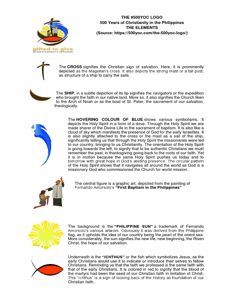 Explanation of The 500 Years of Christianity Logo | Download Free PDF ...